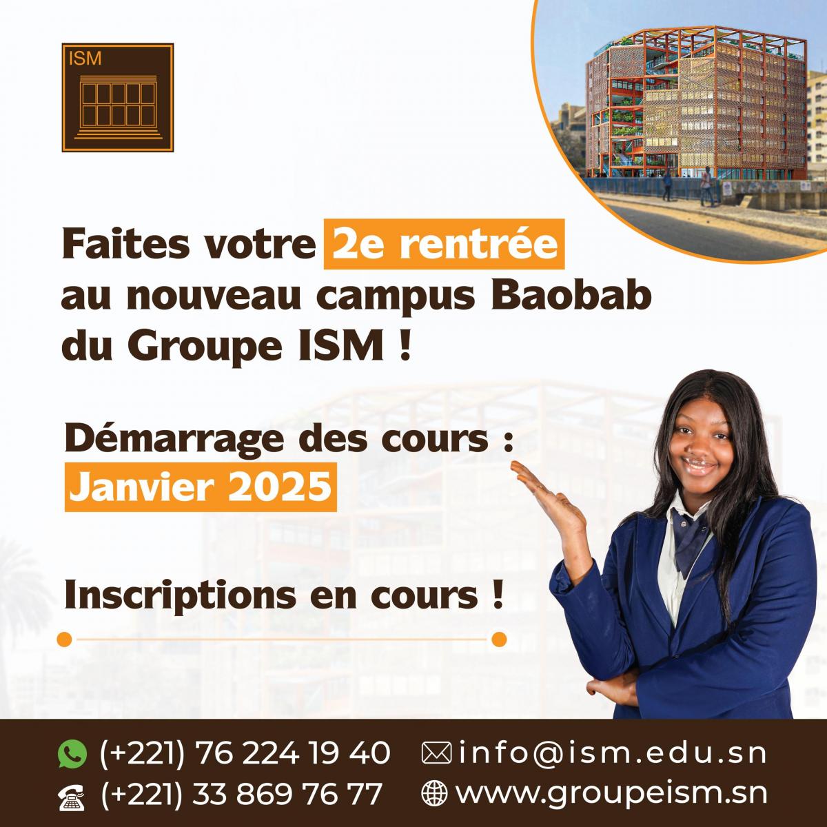 2e Rentrée: Le nouveau campus du Groupe ISM ouvre ses portes en Janvier ...